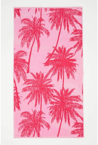 DeFacto Palmiye Desenli Plaj Havlusu N9910AZ21SM