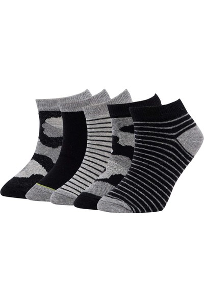 DeFacto Erkek Çocuk Desenli 5'li Patik Çorap
