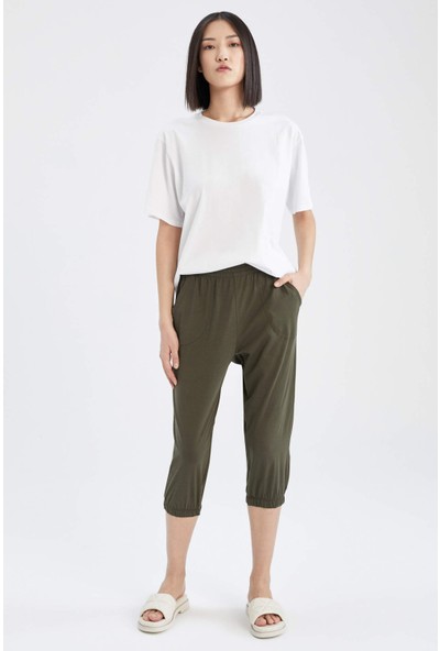 DeFacto Regular Fit Jogger Kısa Eşofman Altı U3282AZ22SM