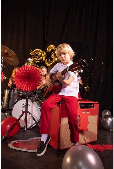 DeFacto Erkek Çocuk Slim Fit Beş Cep Düz Paça Gabardin Pantolon T0215A621SP