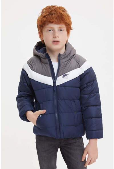 DeFacto Erkek Çocuk İçi Polar Kumaş Detaylı Mont N8178A621SP
