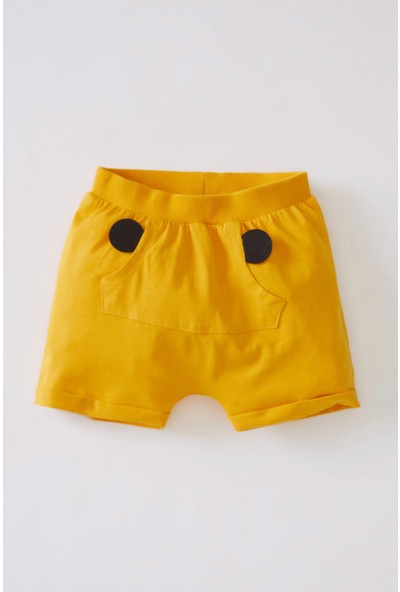 DeFacto Erkek Bebek Kanguru Cepli Pamuklu Şort U2189A221SM