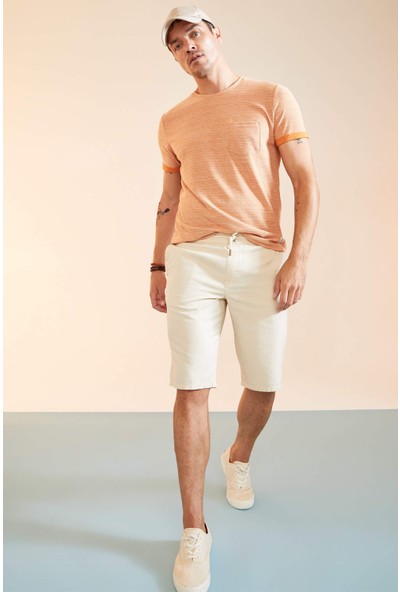 Defacto Regular Fit Basic Bermuda Şort L5728AZ21SM Defacto Regular Fit Basic Bermuda Şort L5728AZ21SM