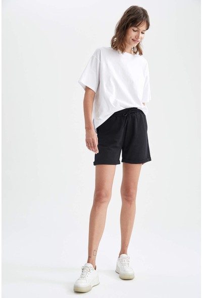 DeFacto Regular Fit İnce Kumaş Bermuda Şort U4066AZ21HS