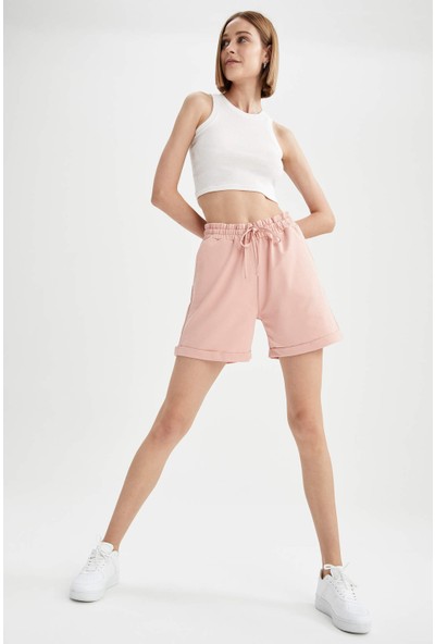 DeFacto Regular Fit İnce Kumaş Bermuda Şort U4066AZ21HS