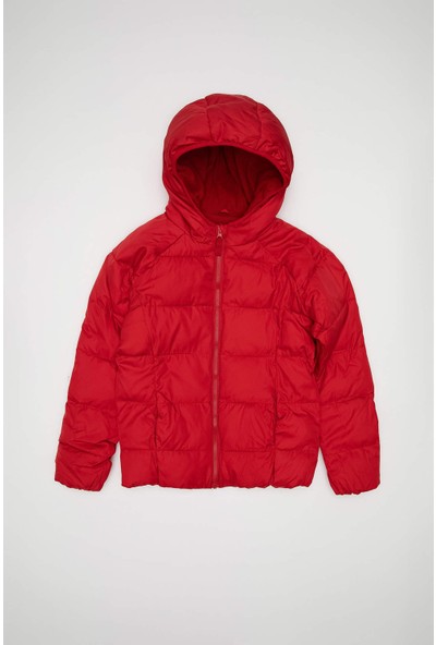 Defacto Kız Çocuk Kapüşonlu Şişme Mont T1736A621SP