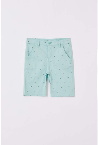 Defacto Erkek Çocuk Desenli Bermuda Şort U2840A621HS