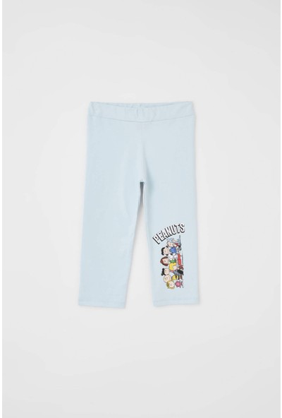 Defacto Kız Çocuk Snoopy Lisanslı Kapri Boy Tayt T5477A621SM