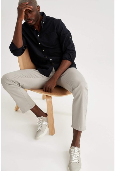 Defacto Regular Fit Basic Chino Pantolon T1054AZ21SP Defacto Regular Fit Basic Chino Pantolon T1054AZ21SP