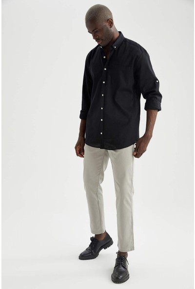 Defacto Regular Fit Basic Chino Pantolon T1054AZ21SP