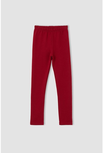 DeFacto Kız Çocuk Basic İçi Yumuşak Tüylü Uzun Tayt U6487A621AU