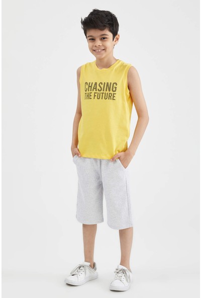 Defacto Erkek Çocuk Dokulu Esnek Belli Roller U5731A621SM