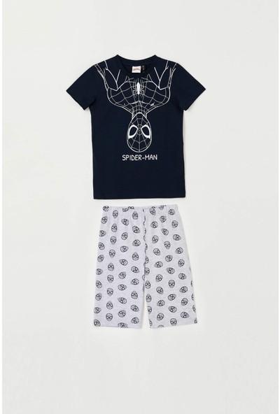 DeFacto Erkek Çocuk Defacto Fit Slim Fit Spiderman Lisanslı Kısa Kollu Pijama Takımı U2082A621SM DeFacto Erkek Çocuk Defacto Fit Slim Fit Spiderman Lisanslı Kısa Kollu Pijama Takımı U2082A621SM