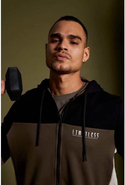 Defacto Slim Fit Kapüşonlu Fermuarlı Örme Hırka T2743AZ21SP Defacto Slim Fit Kapüşonlu Fermuarlı Örme Hırka T2743AZ21SP