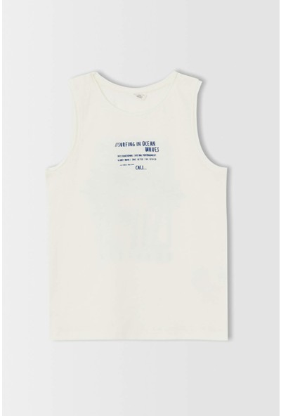 Defacto Erkek Çocuk Sırt Baskılı Atlet U8949A621SM