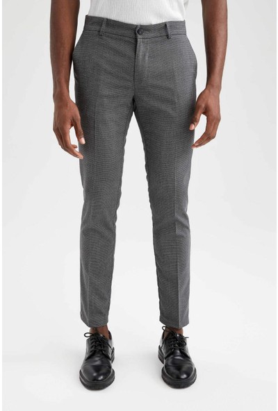 DeFacto Tailored Fit Desenli Kumaş Pantolon M7419AZ22SP