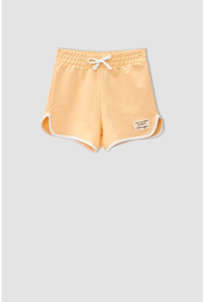 Defacto Kız Çocuk Baskılı Esnek Belli Şort V6991A621HS