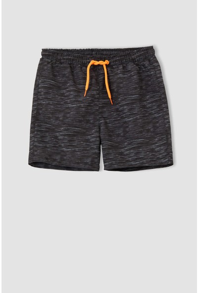 DeFacto Erkek Çocuk Defacto Fit Desenli Yüzme Şortu V6563A621HS