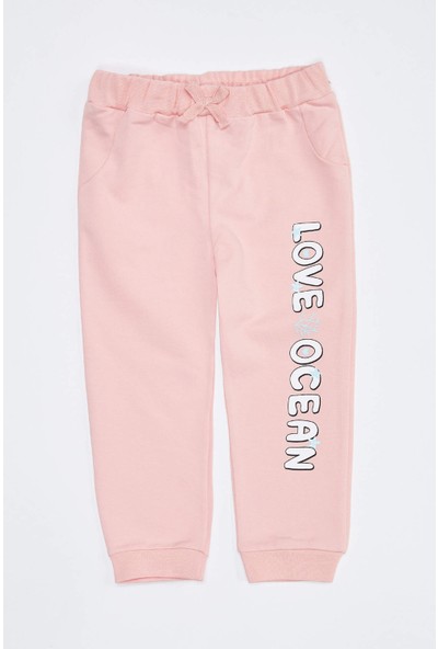 DeFacto Kız Bebek Jogger Organik Eşofman Alt S7670A220AU