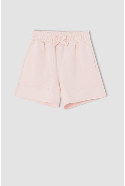 Defacto Kız Çocuk Esnek Belli Şort V6987A621HS