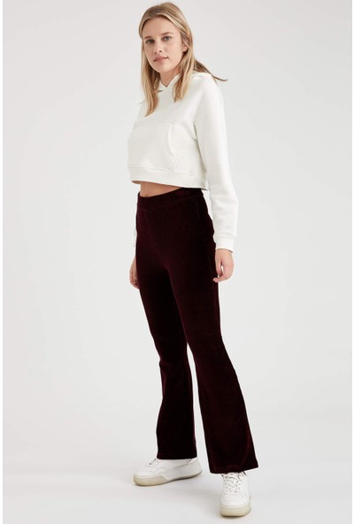 DeFacto İspanyol Paça Dokuma Pantolon S6950AZ20WN