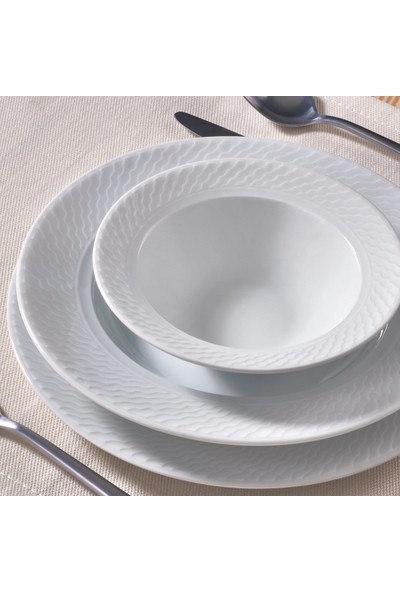 Güral Porselen Okyanus 24 Parça 6 Kişilik Yemek Takımı