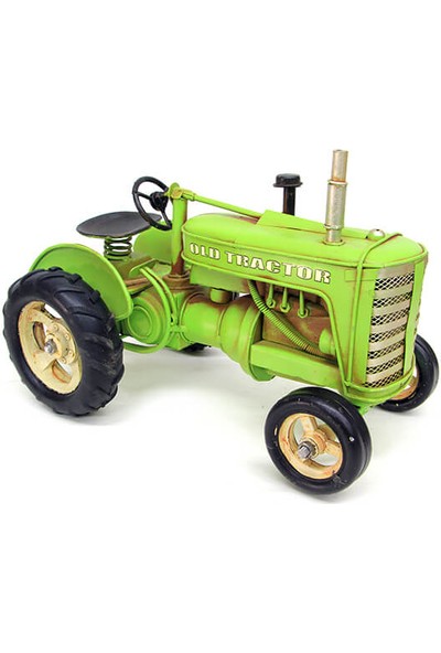 Xnews Dekoratif Metal Traktör El Yapımı