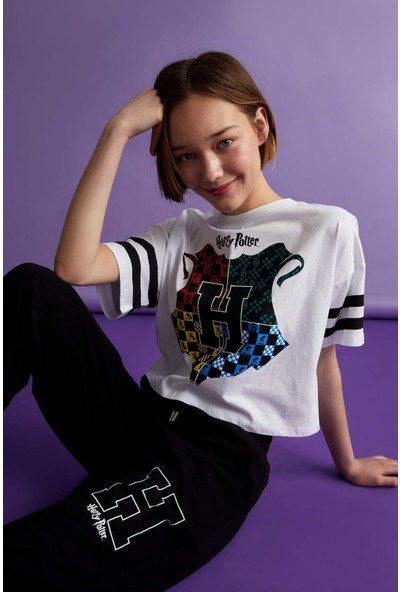 Defacto Harry Potter Lisanslı Beli Bağcıklı Jogger Eşofman Altı U5179AZ21SP