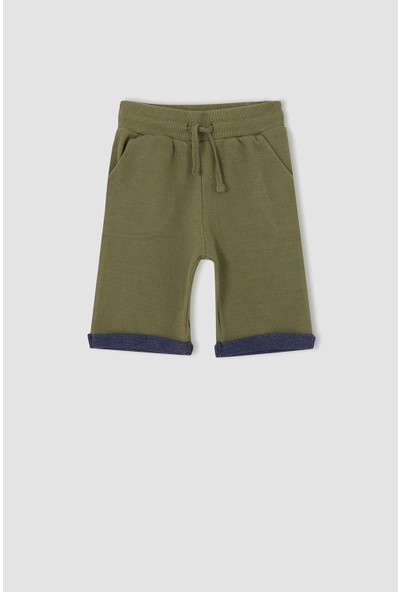 Defacto Erkek Çocuk Bağcıklı Bermuda Şort U8032A621SM Defacto Erkek Çocuk Bağcıklı Bermuda Şort U8032A621SM