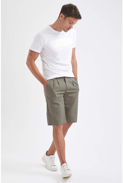 Defacto Regular Fit Basic Bermuda Şort U4579AZ21SM Defacto Regular Fit Basic Bermuda Şort U4579AZ21SM