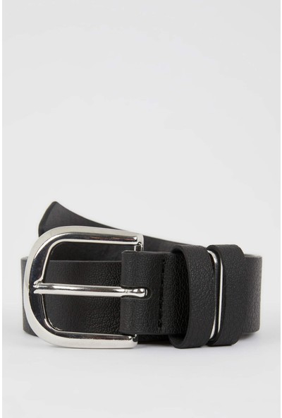 DeFacto Kadın Dikdörtgen Toka Suni Deri Jean Kemeri W3612AZNS DeFacto Kadın Dikdörtgen Toka Suni Deri Jean Kemeri W3612AZNS