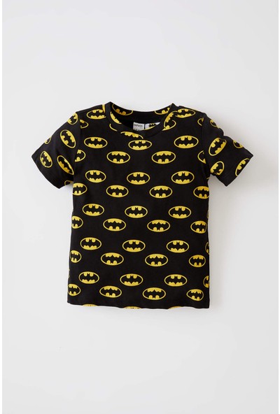 DeFacto Erkek Bebek Batman Lisanslı Kısa Kollu Tişört V7175A221HS