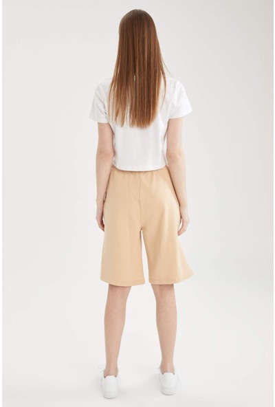 Defacto Beli Bağcıklı Relax Fit Bermuda Şort U7174AZ21SP Defacto Beli Bağcıklı Relax Fit Bermuda Şort U7174AZ21SP