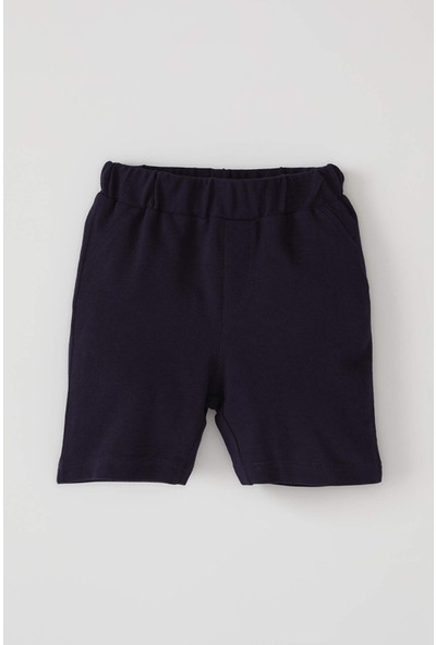 Defacto Unisex Esnek Belli Basic Pamuklu Şort U2229A221SM