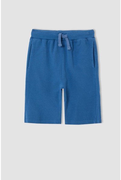 DeFacto Erkek Çocuk Bağcıklı Bermuda Şort V8843A621HS