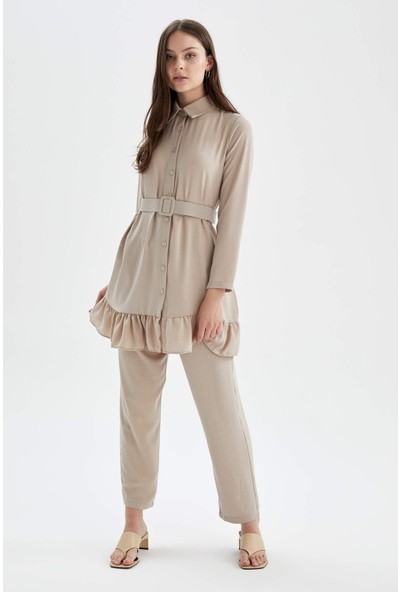 DeFacto Regular Fit Esnek Belli Pantolon W3250Az21Hs