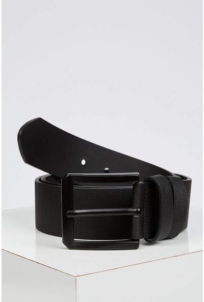 DeFacto Erkek Dikdörtgen Toka Suni Deri Jean Kemeri W3092AZNS DeFacto Erkek Dikdörtgen Toka Suni Deri Jean Kemeri W3092AZNS