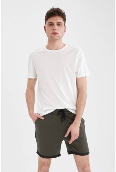 Defacto Slim Fit Duble Paça Şort U6149AZ21SM Defacto Slim Fit Duble Paça Şort U6149AZ21SM