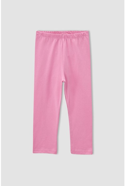 Defacto Kız Çocuk Regular Fit  Kapri Boy Tayt V7676A621HS