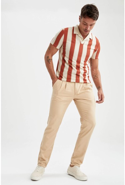 DeFacto Regular Fit Basic Duble Paça Pantolon V8400AZ21HS DeFacto Regular Fit Basic Duble Paça Pantolon V8400AZ21HS