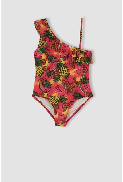 DeFacto Kız Çocuk Defacto Fit Ananas Desenli Esnek Mayo T3513A621SM DeFacto Kız Çocuk Defacto Fit Ananas Desenli Esnek Mayo T3513A621SM