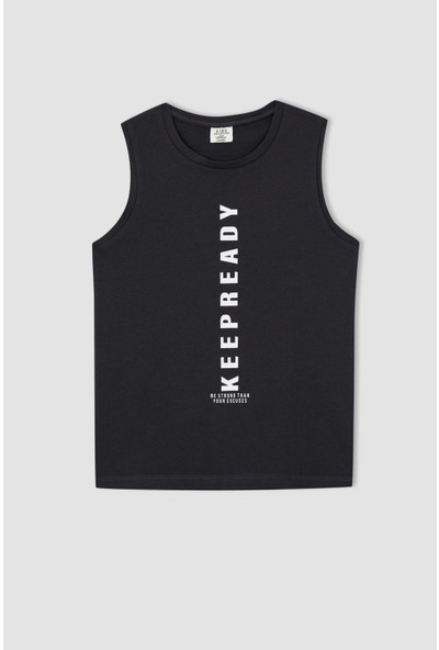 DeFacto Erkek Çocuk  Regular Fit Baskılı Atlet V0390A622SP