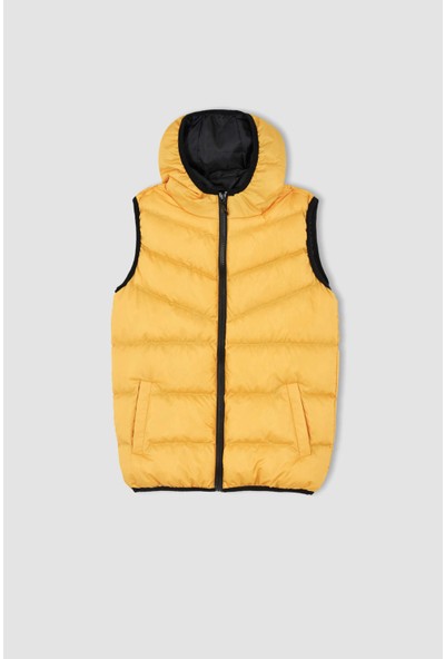 DeFacto Erkek Çocuk Regular Fit Kapüşonlu Mevsimlik Şişme Yelek Y2088A622SP DeFacto Erkek Çocuk Regular Fit Kapüşonlu Mevsimlik Şişme Yelek Y2088A622SP