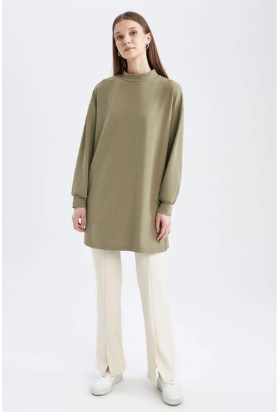 DeFacto Geniş Paça Yumuşak Dokulu Pantolon Y2590AZ22SP