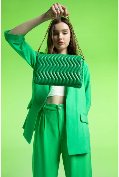 DeFacto Kadın Suni Deri Zincir Askılı Omuz Çantası X9757AZNS