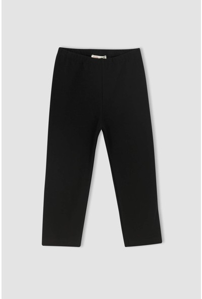 DeFacto Kız Çocuk Slim Fit 23 Nisan Kapri Boy Tayt J0128A622SM DeFacto Kız Çocuk Slim Fit 23 Nisan Kapri Boy Tayt J0128A622SM