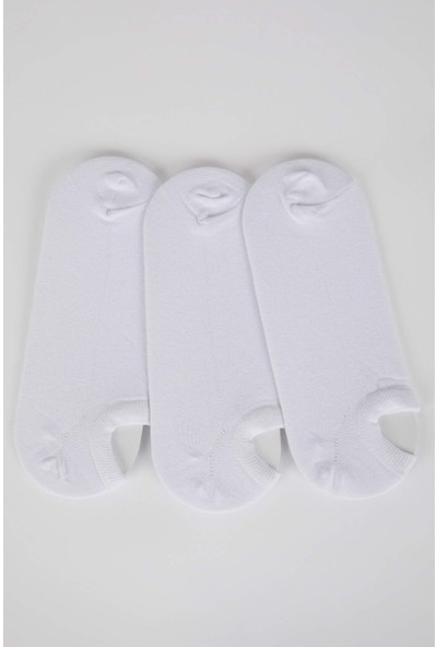 DeFacto Erkek Pamuklu 3'lü Sneaker Çorabı K4595AZNS