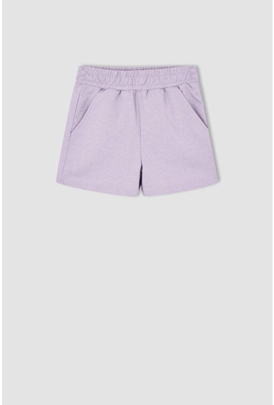 DeFacto Kız Çocuk Geri Dönüşümlü Şort X2614A622HS