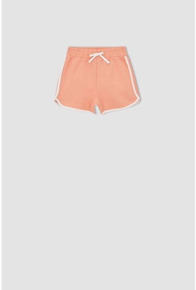 DeFacto Kız Çocuk Bağcıklı Esnek Belli Şort L6125A622HS