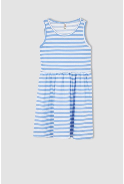 DeFacto Regular Fit Pamuklu Örme Elbise T2575A622SM